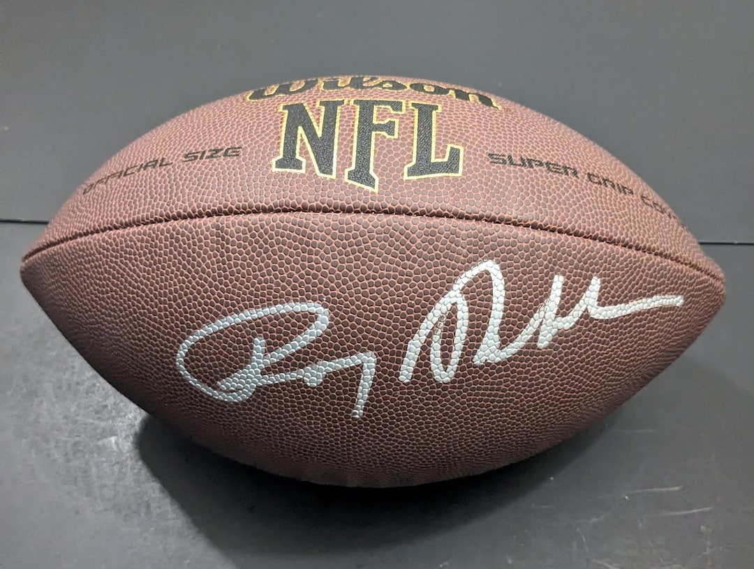 Roger Staubach Dallas Cowboys Autographed Signed Football With COA - Etsy
