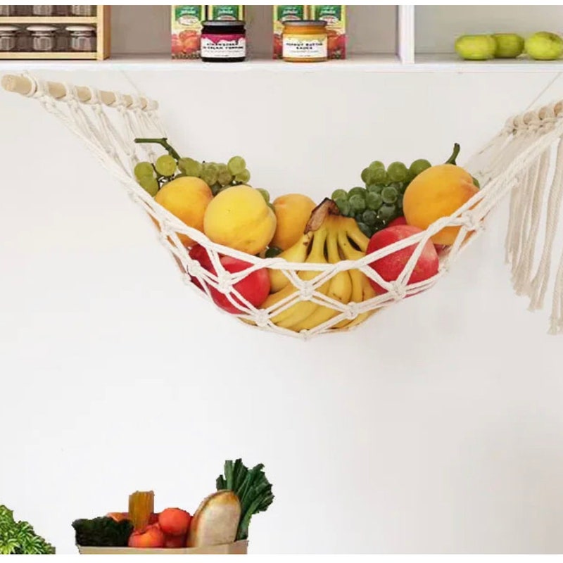 Macrame Fruit Hammock - Etsy