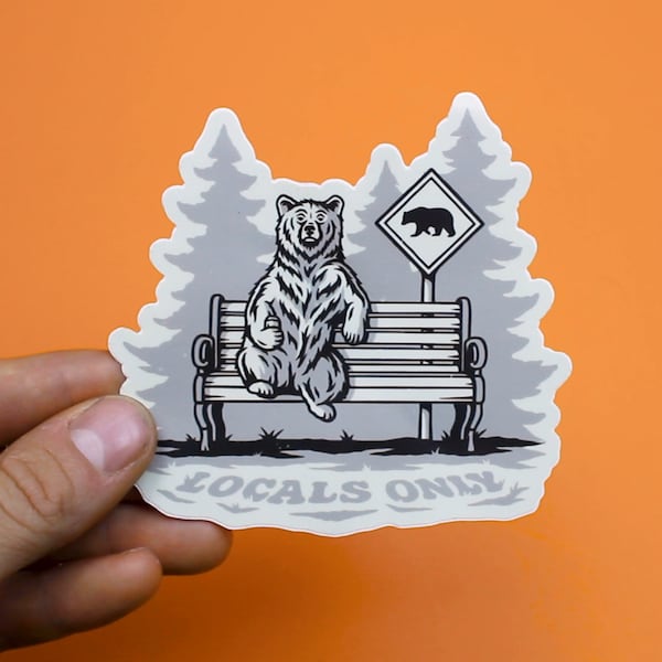 Locals Only Stickers - Etsy