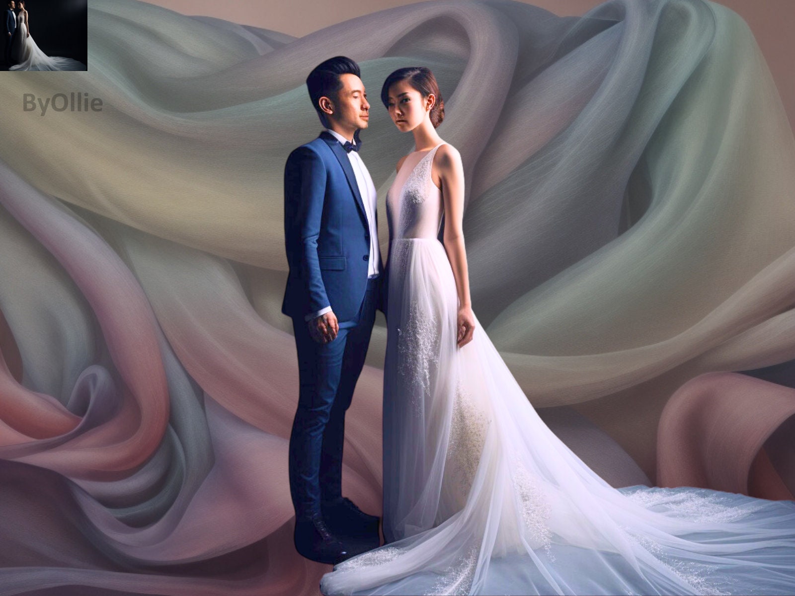 25 Flowing Tulle Maternity Digital Backdrop Overlay Silk Digital ...