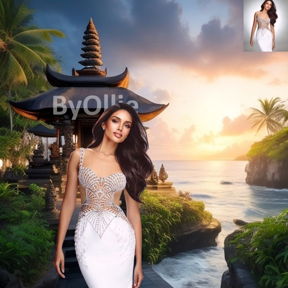 Nature Digital Backgrounds Exquisite Beach Exotic Paradise Photo ...