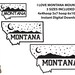 I Love Montana Mountains Embroidery Design Digital Download Three Sizes ...