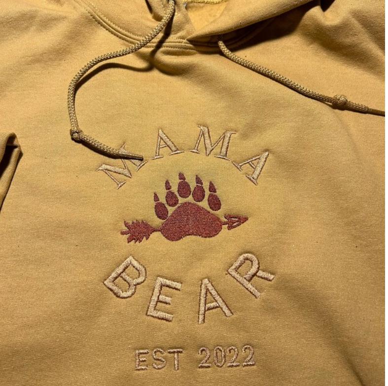 Mama Bear Embroidery Design Digital Download Three Sizes Included - Etsy