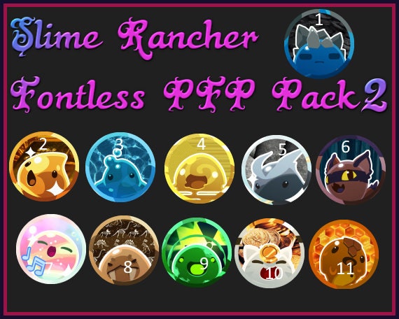 Slime Rancher Fontless PFP 11 Pack 2 | Etsy