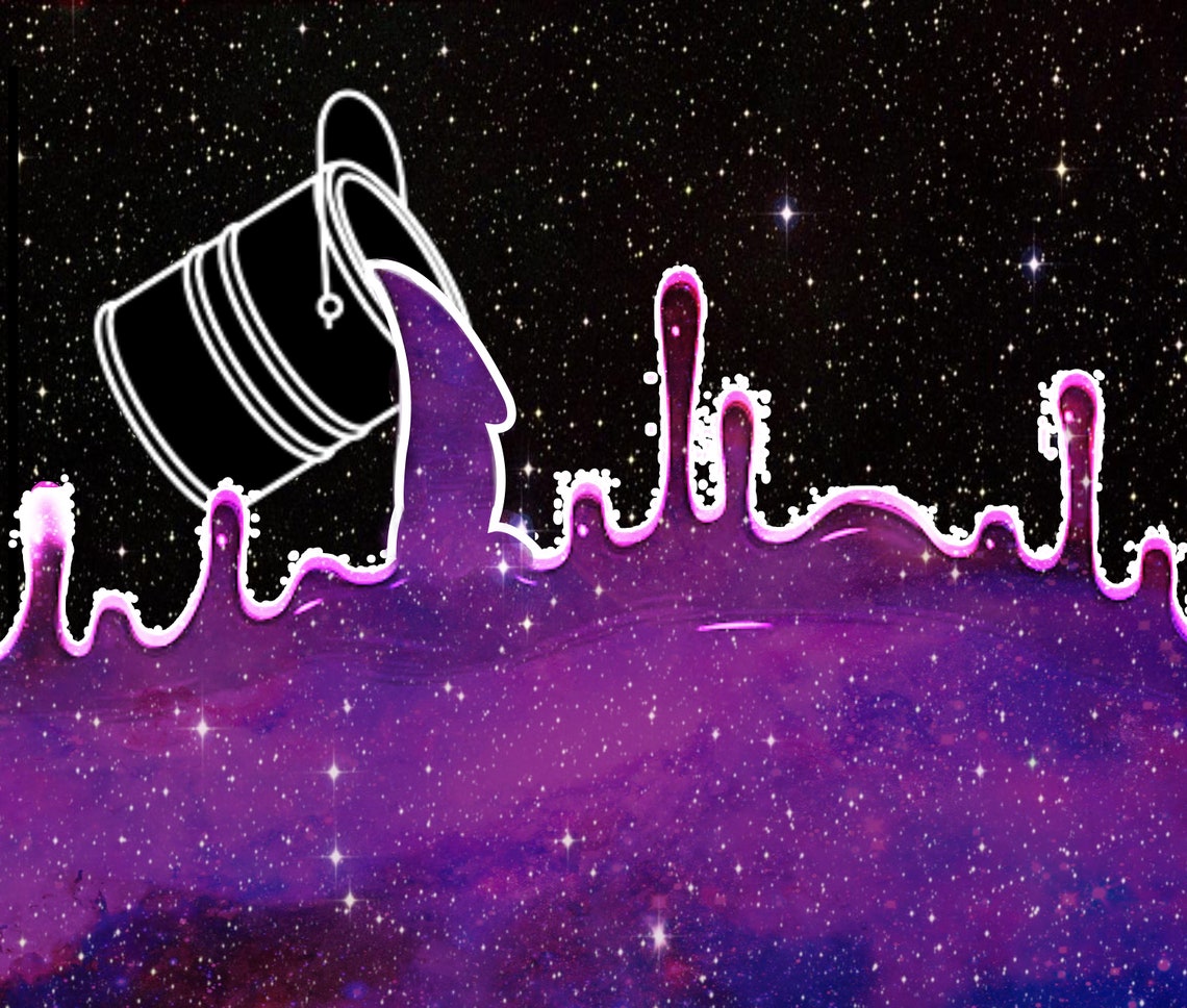 Galaxy Paint Bucket - Etsy