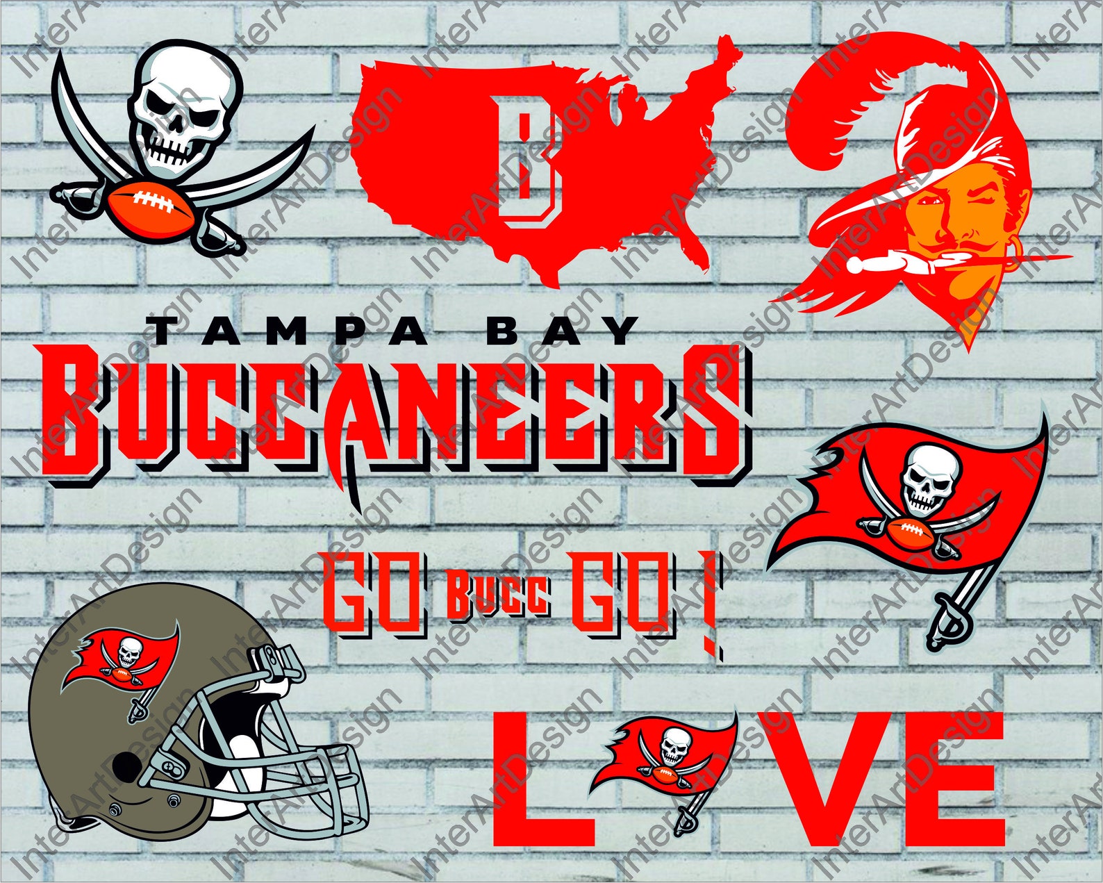 Buccaneers Svg Bundle Tampa Bay Svg Go Bucc Go Svg | Etsy