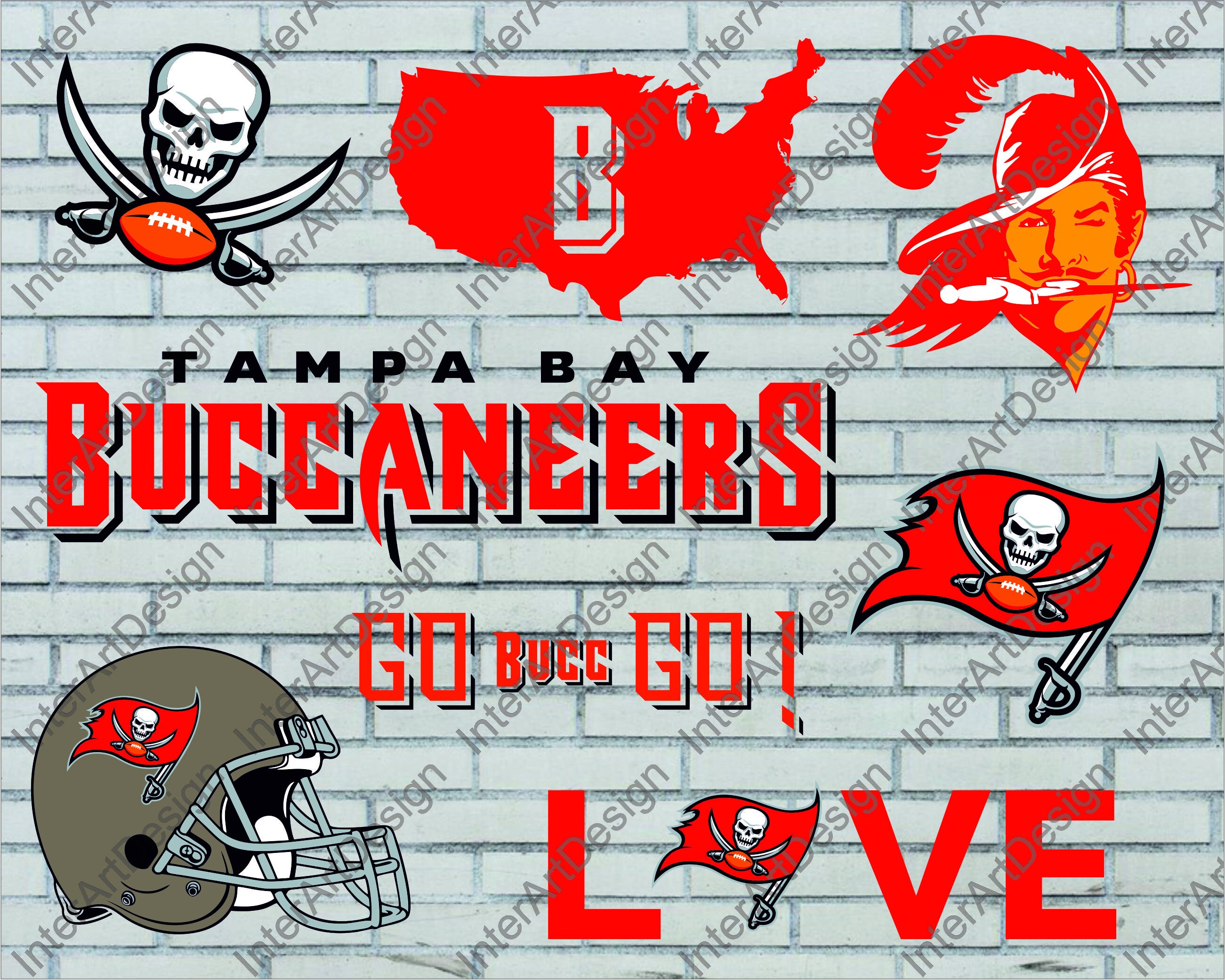 Prints Digital Prints Art & Collectibles Buccaneers Helmet Svg Go Bucc ...