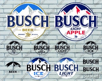 Busch Apple Svg | Etsy