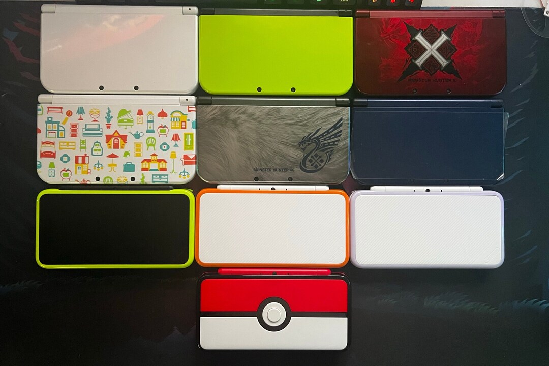 New 3DS/2DS LL With free Case/wrist Strap/hand Grip/screen Protector ...
