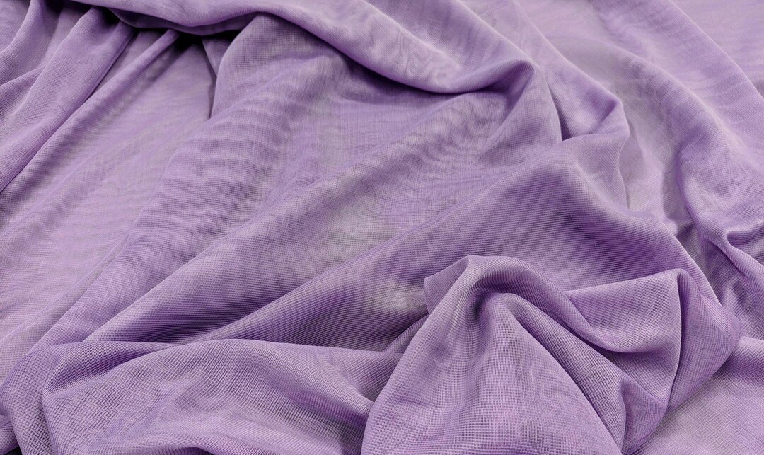 Lilac Moiré Effect Curtain: Light Elegance for Every Room Cm 805 X 300 ...