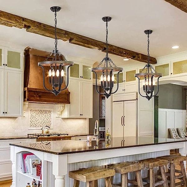 Farmhouse Chandelier - Etsy