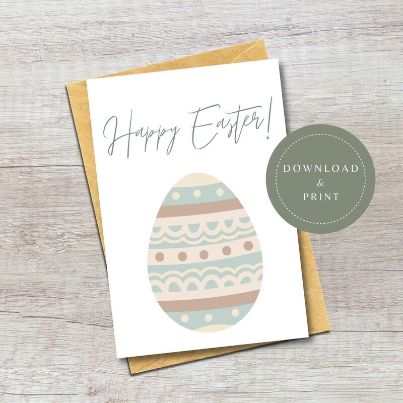 Easter Card for Kids - Etsy