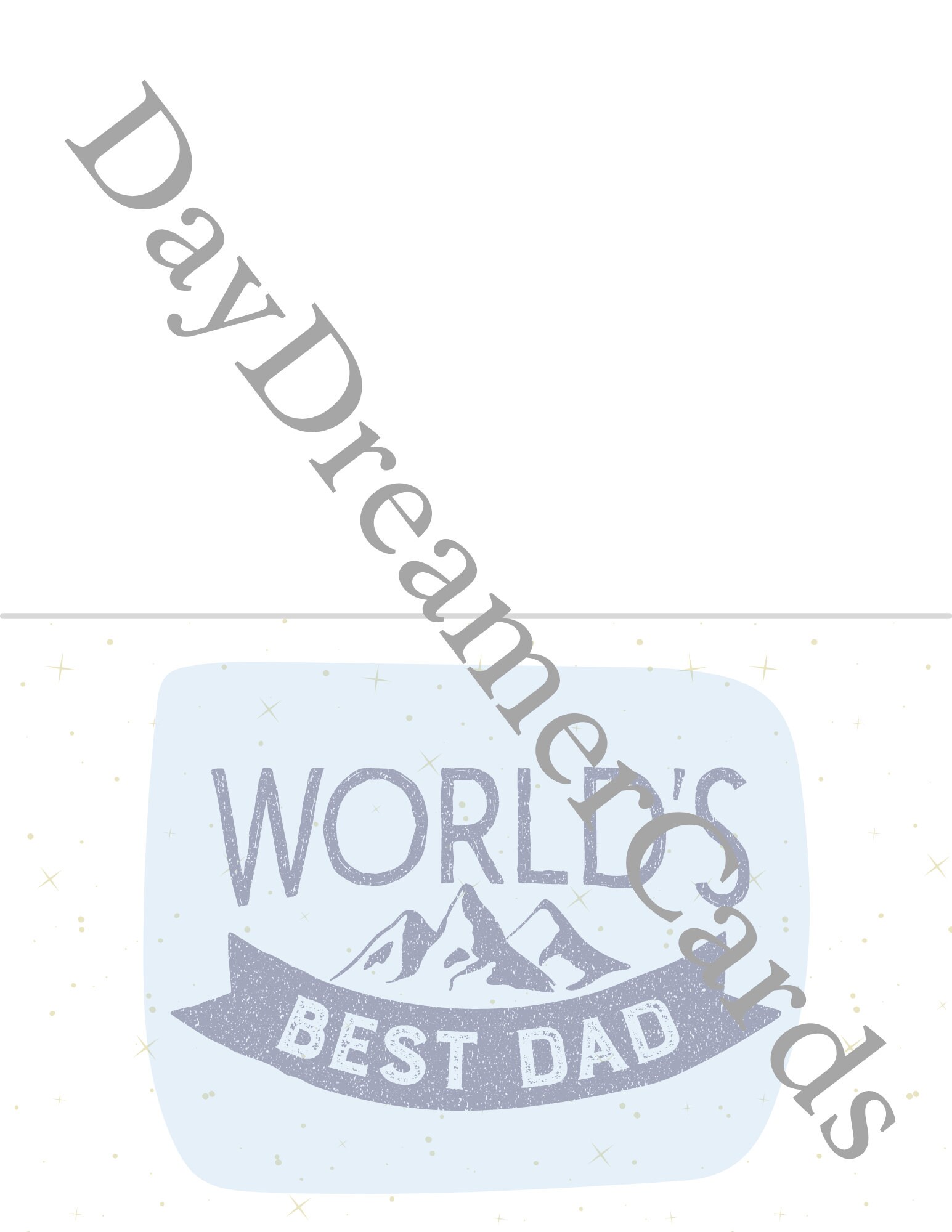 Digital Best Dad Card Printable Father Birthday Card Father's Day Card ...