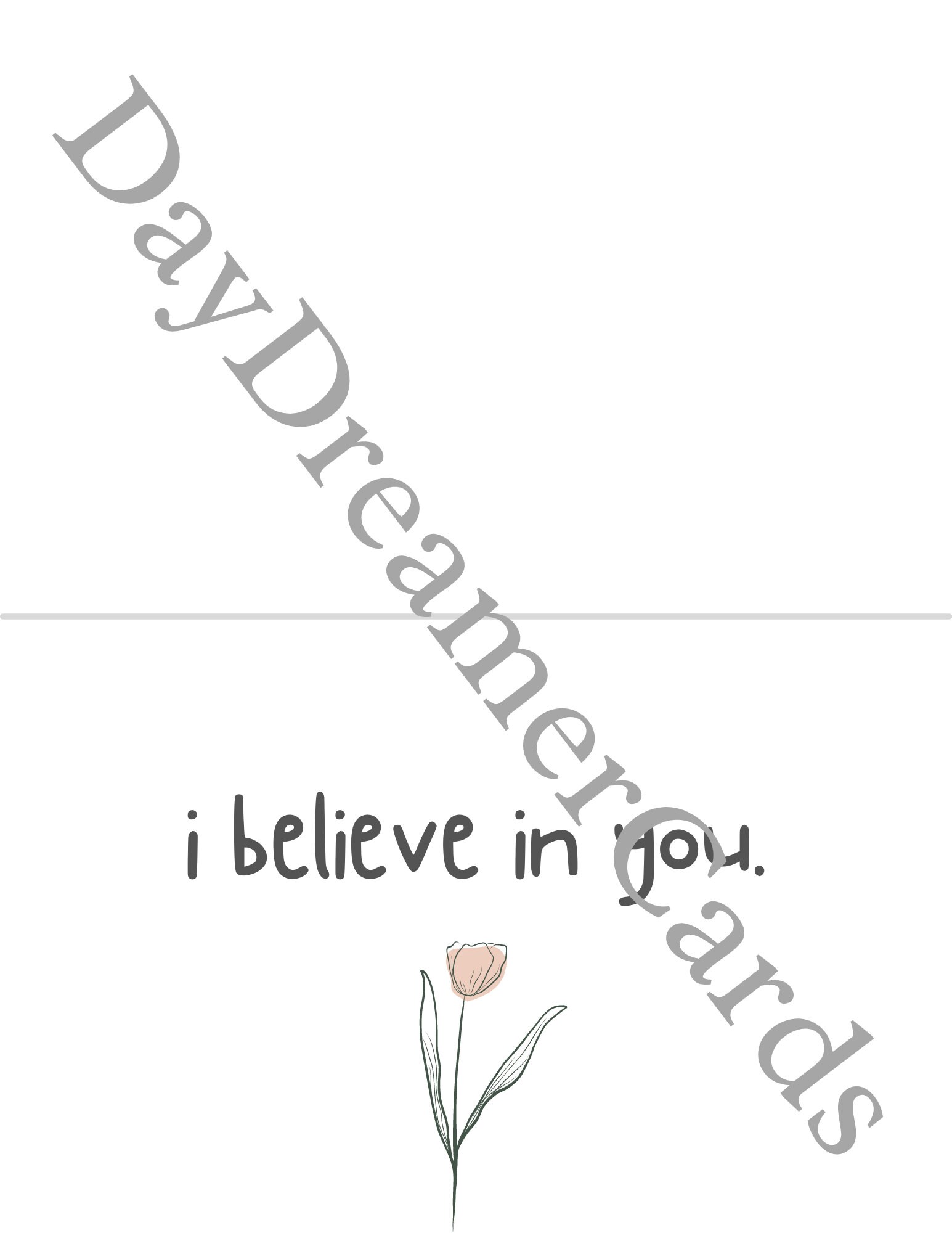 Digital Encouragement Card Printable I Believe in You Card You Got This ...