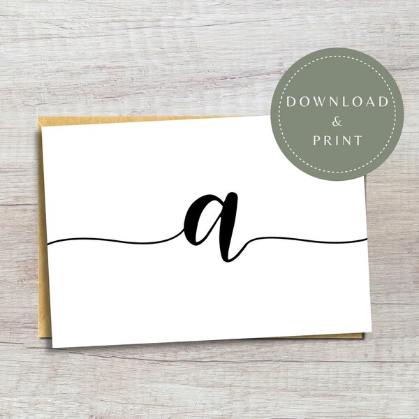 Calligraphy Card - Etsy