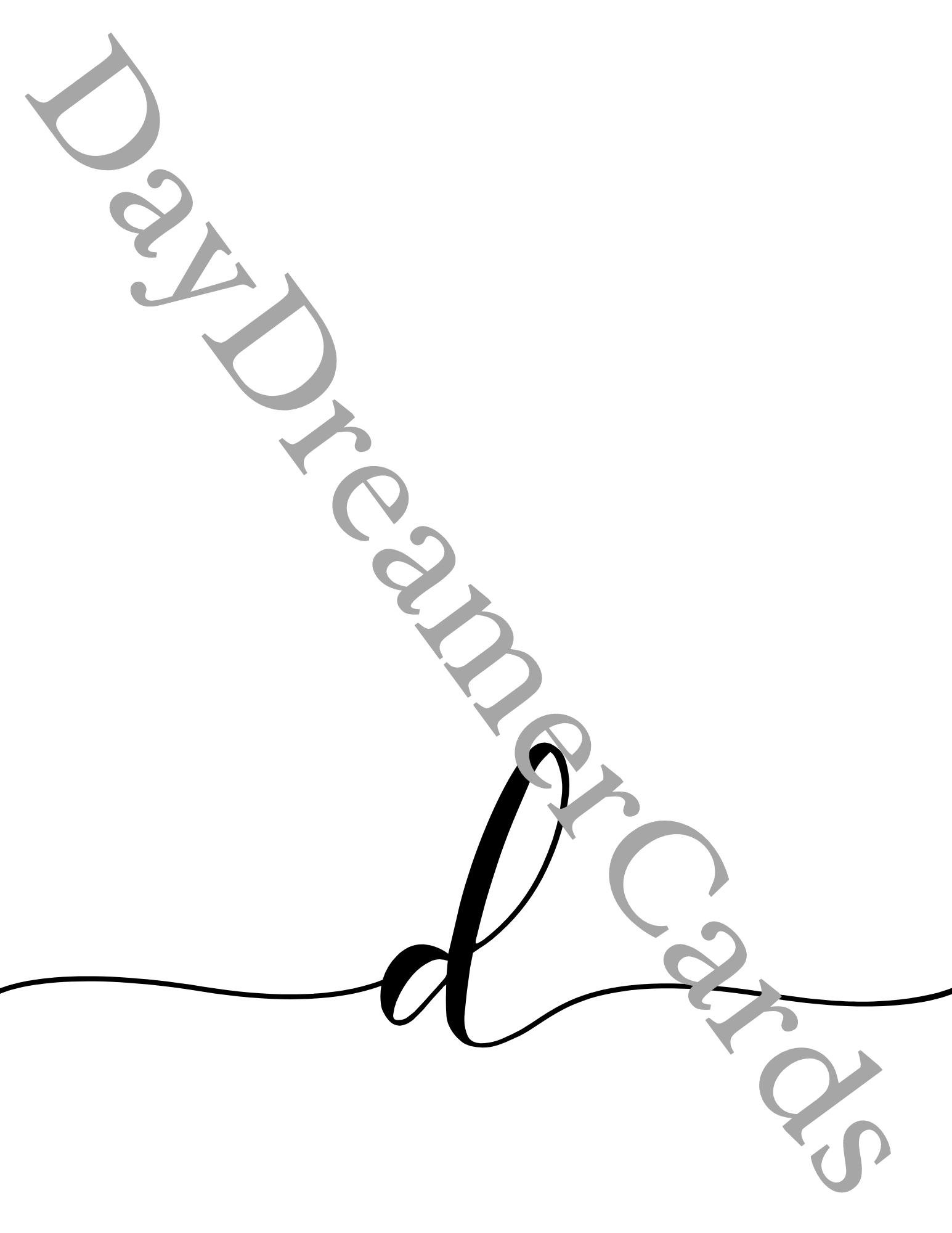 Digital Letter D Card Printable D Initial Card Simple Minimalist ...
