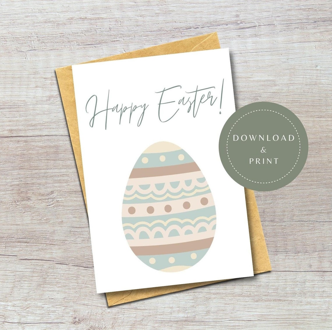 Digital Easter Card | Printable Easter Cards | Easter Cards for Kids ...