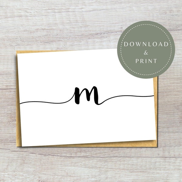 Monogram Letter M - Etsy