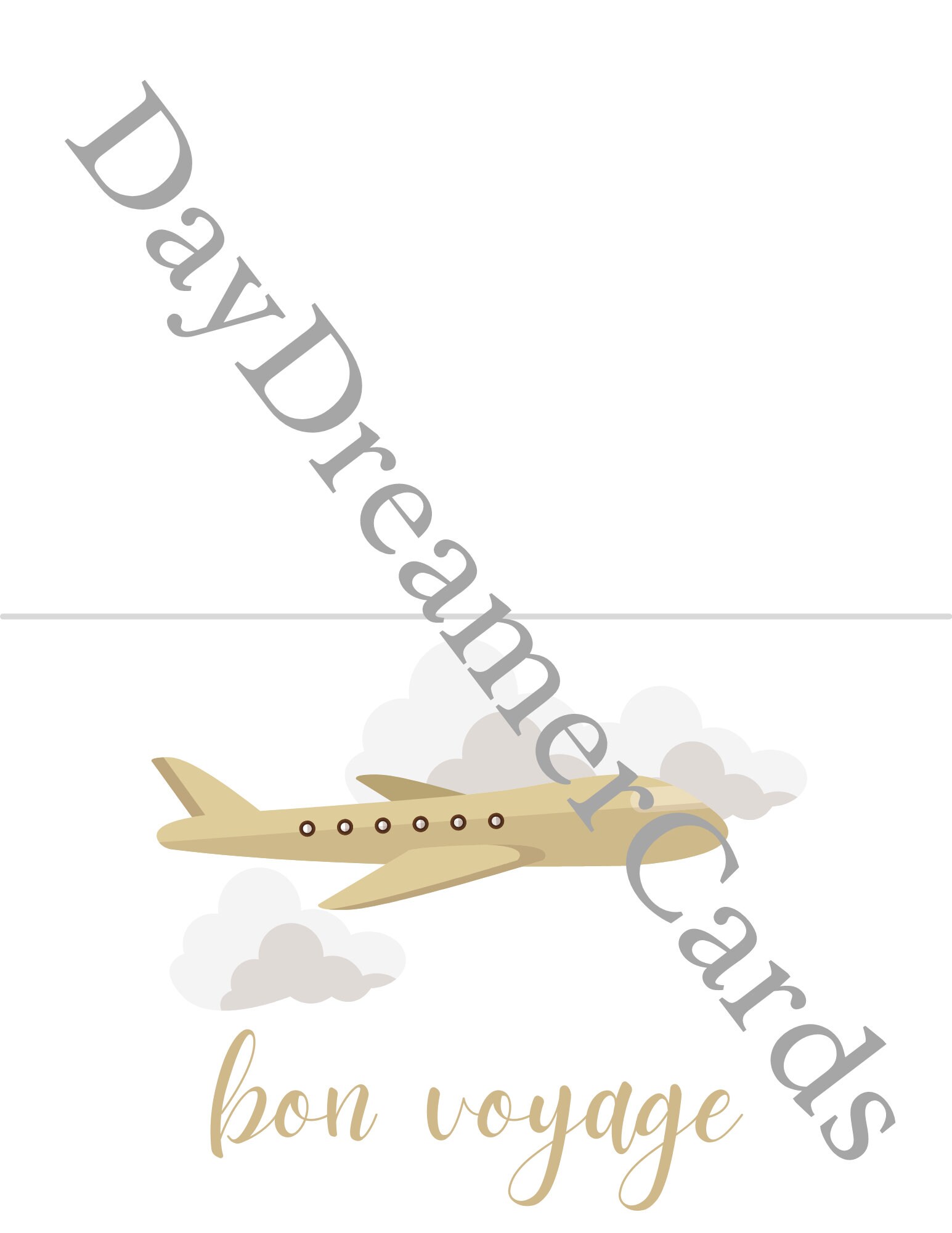 Digital Bon Voyage Card | Printable Safe Travels Greeting Card | for ...