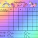 Set of 6 Children's Reward Charts - Unicorns Theme - Download and Print ...