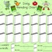 Set of 6 Children's Reward Charts Friendly Foods Theme Download and ...