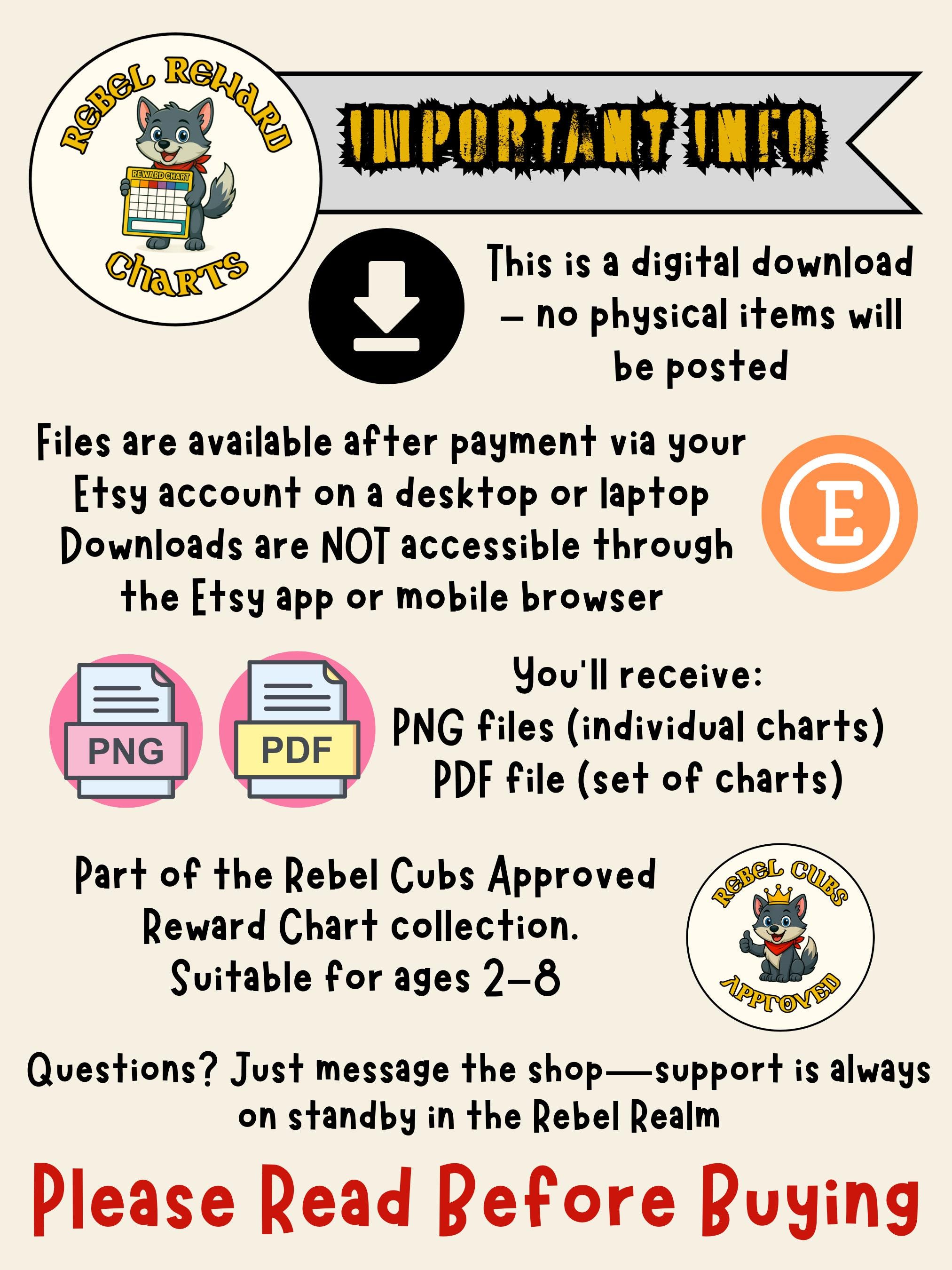 Helping Hands Reward Chart for Kids – Full Colour Printable ...
