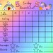 Set of 6 Children's Reward Charts - Unicorns Theme - Download and Print ...