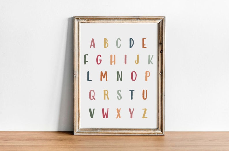 Digital Print | Classroom Decor | Letters Numbers Months Days | Comes ...