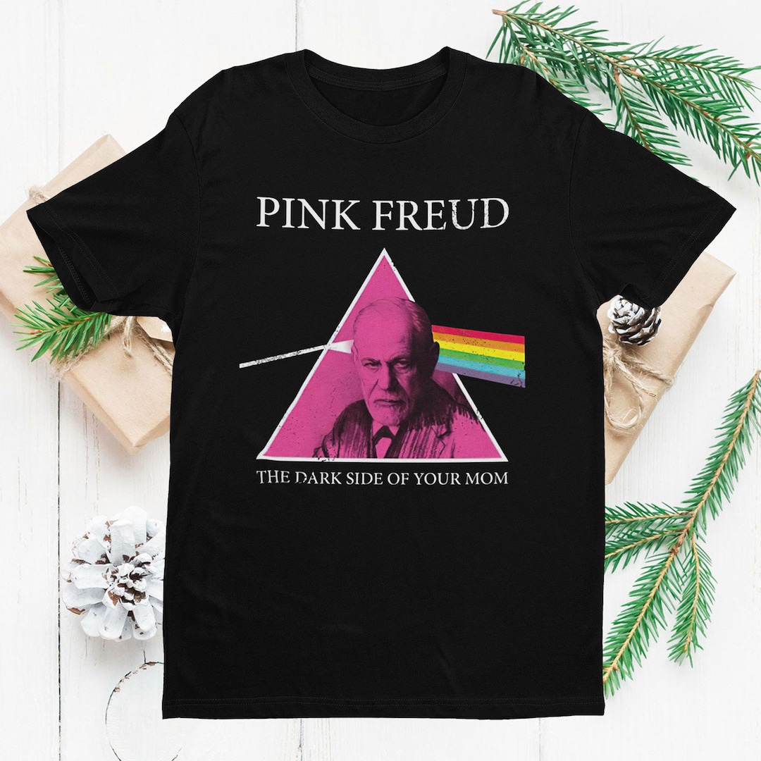 Vintage Pink Freud Dark Side of Your Mom Unisex T-shirt, Awesome for ...