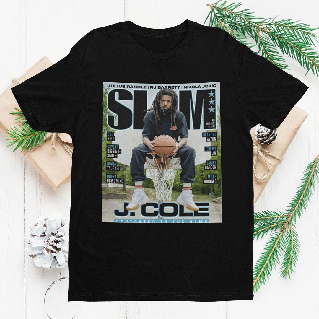 Slam J-cole Poster Graphic Unisex T-shirt, Julius Randle, RJ Barret ...