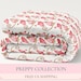 Preppy Monkey Comforter, Preppy Bedding, Preppy Room Decor, Block Print ...