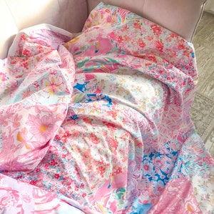 Preppy Bedding, Colorful Duvet Cover, Teen Bedding, Floral Patchwork ...