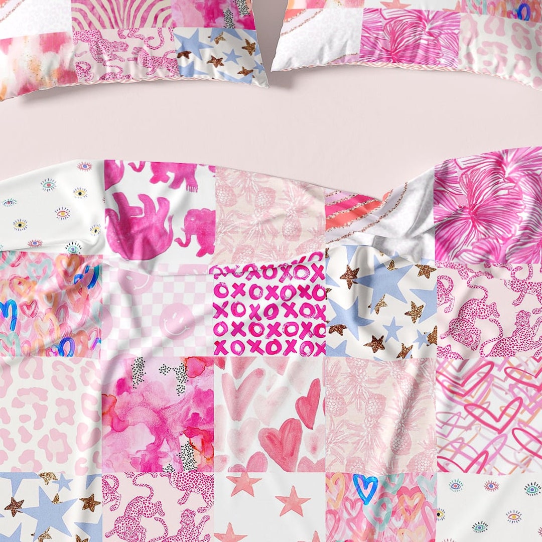 Preppy Bedding Colorful Duvet Cover Teen Bedding Preppy - Etsy