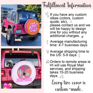 Spare Tire Cover, Girly Tire Cover, Car Accessories, Cute Car ...