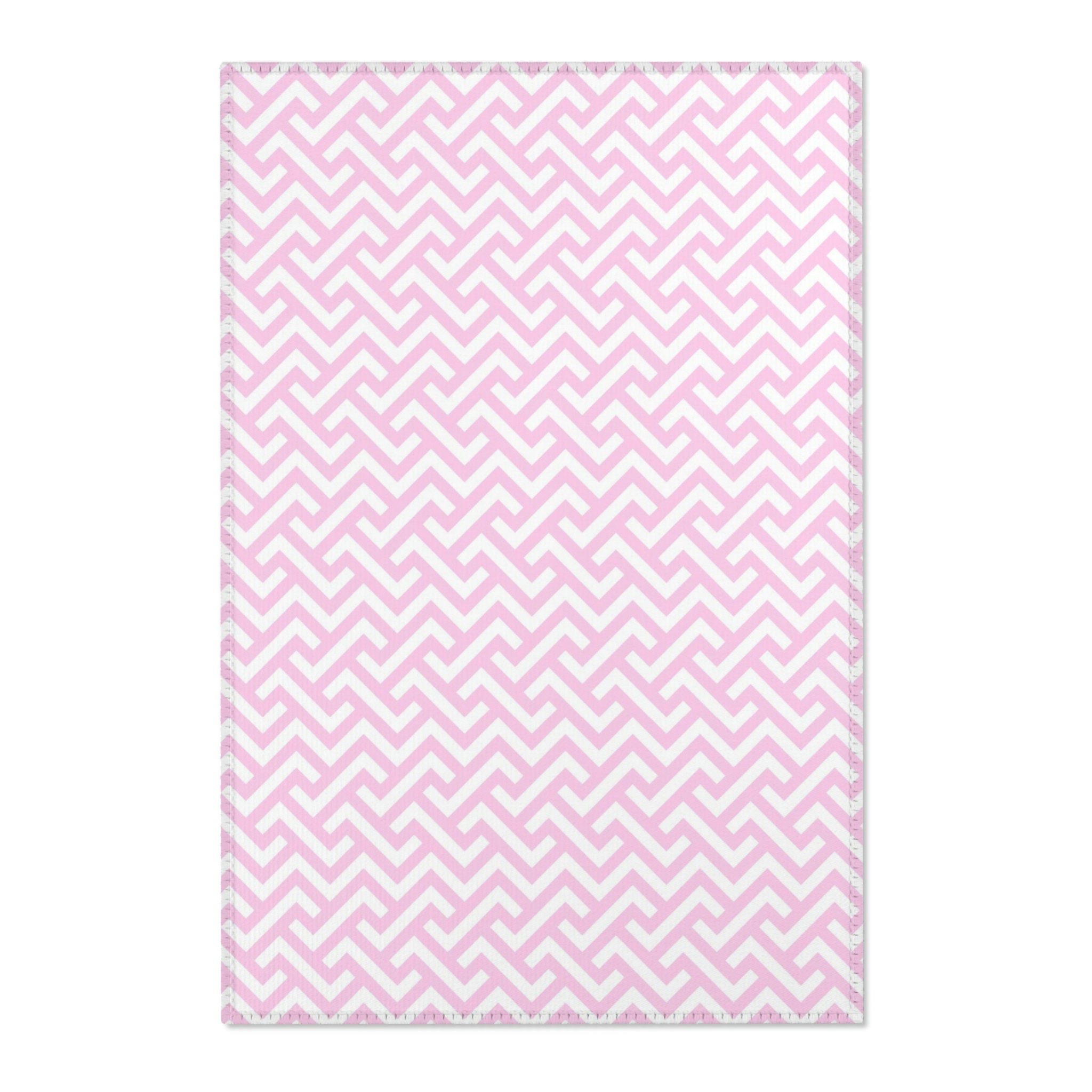 Preppy Aesthetic Area Rugs Baby Pink Preppy Room Decor - Etsy