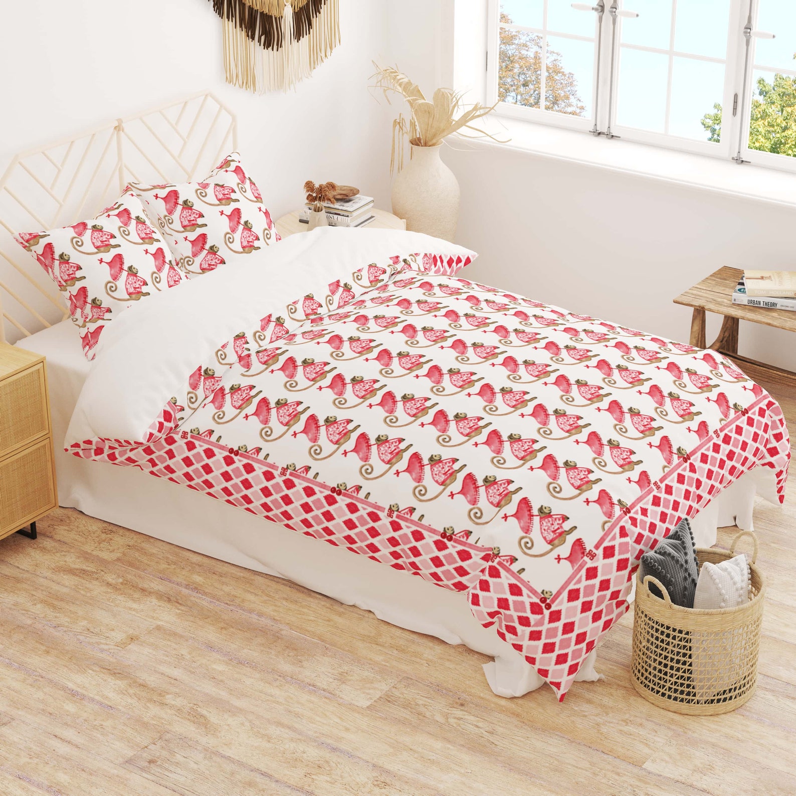 Preppy Monkey Duvet Cover Preppy Room Decor Preppy Stuff - Etsy