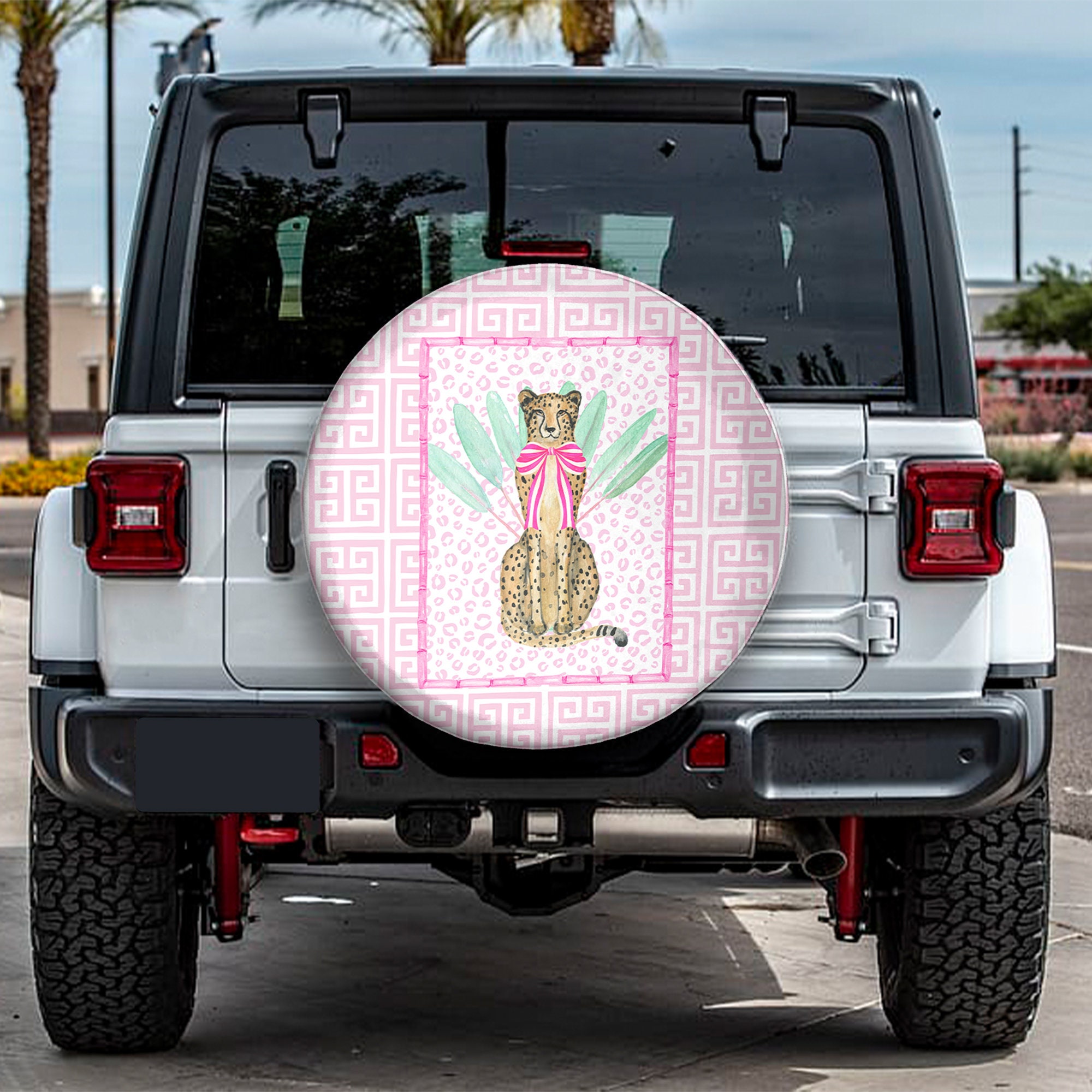 Preppy Spare Tire Cover With Back up Camera Hole, Girly Tire Cover ...