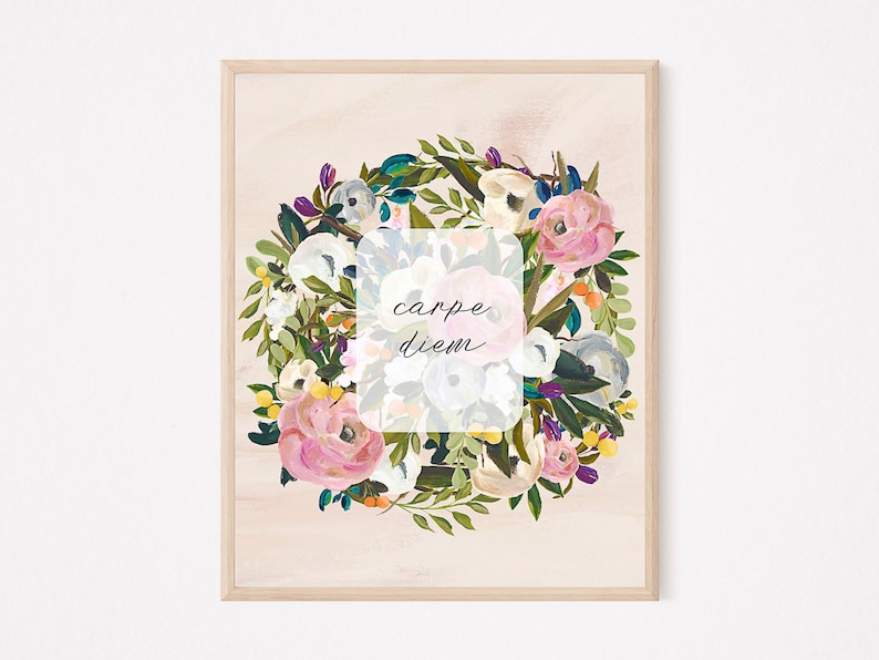 Carpe Diem Seize the Day Digital Print Instant Download - Etsy
