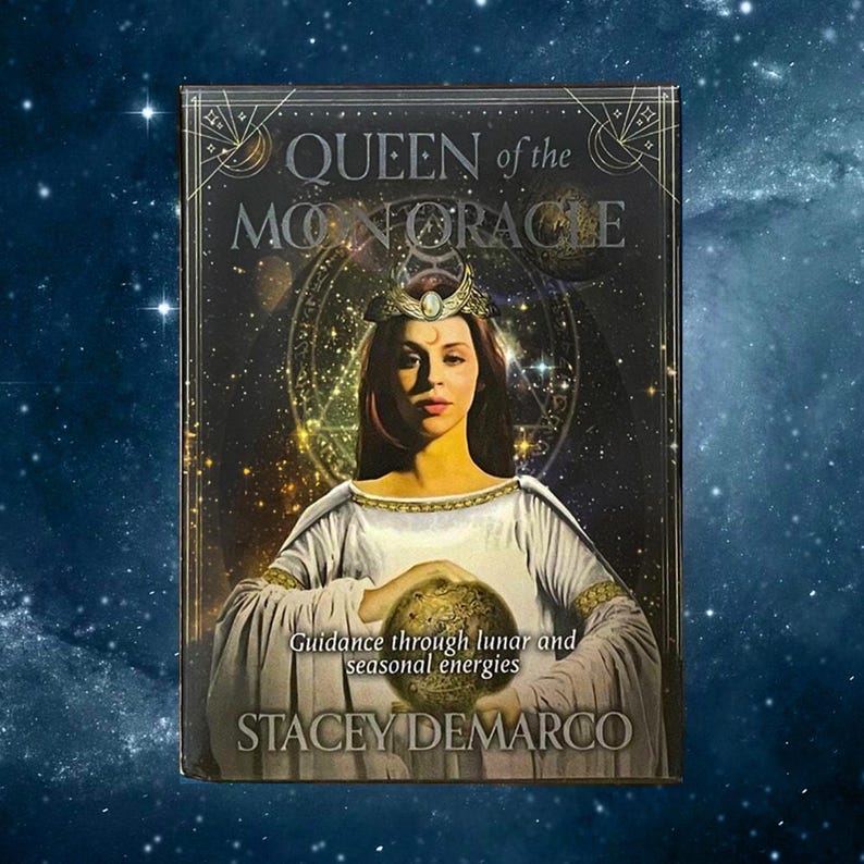 Queen of the Moon Oracle Deck Lunar Ritual Guidance Cards - Etsy
