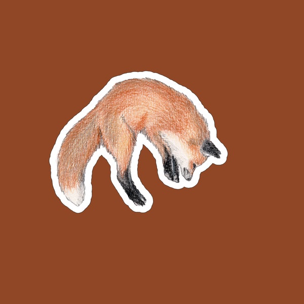 Fox Sticker - Etsy
