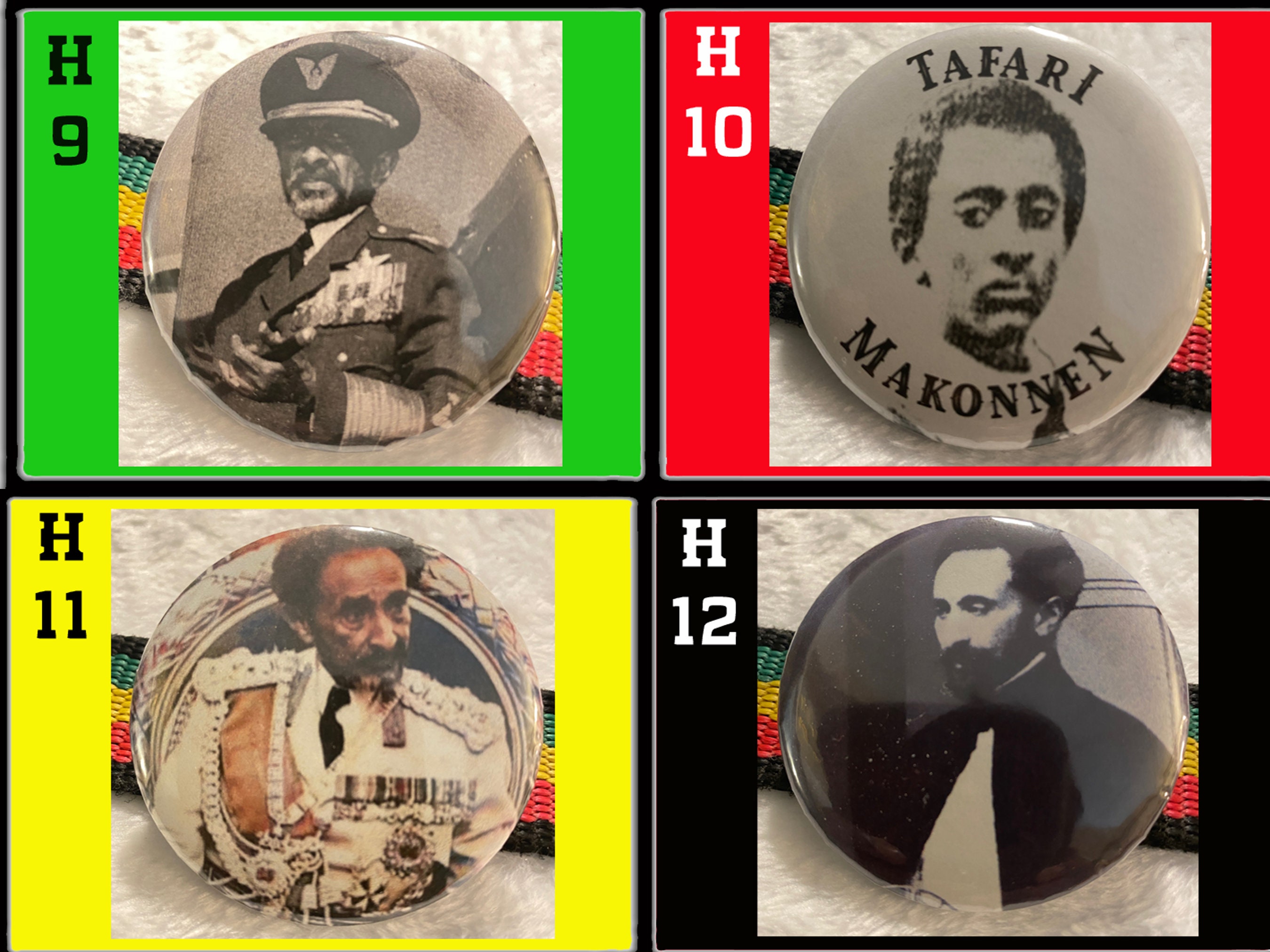 HIM Haile Selassie I Rastafari Pins Badges Buttons Page #1 - Etsy