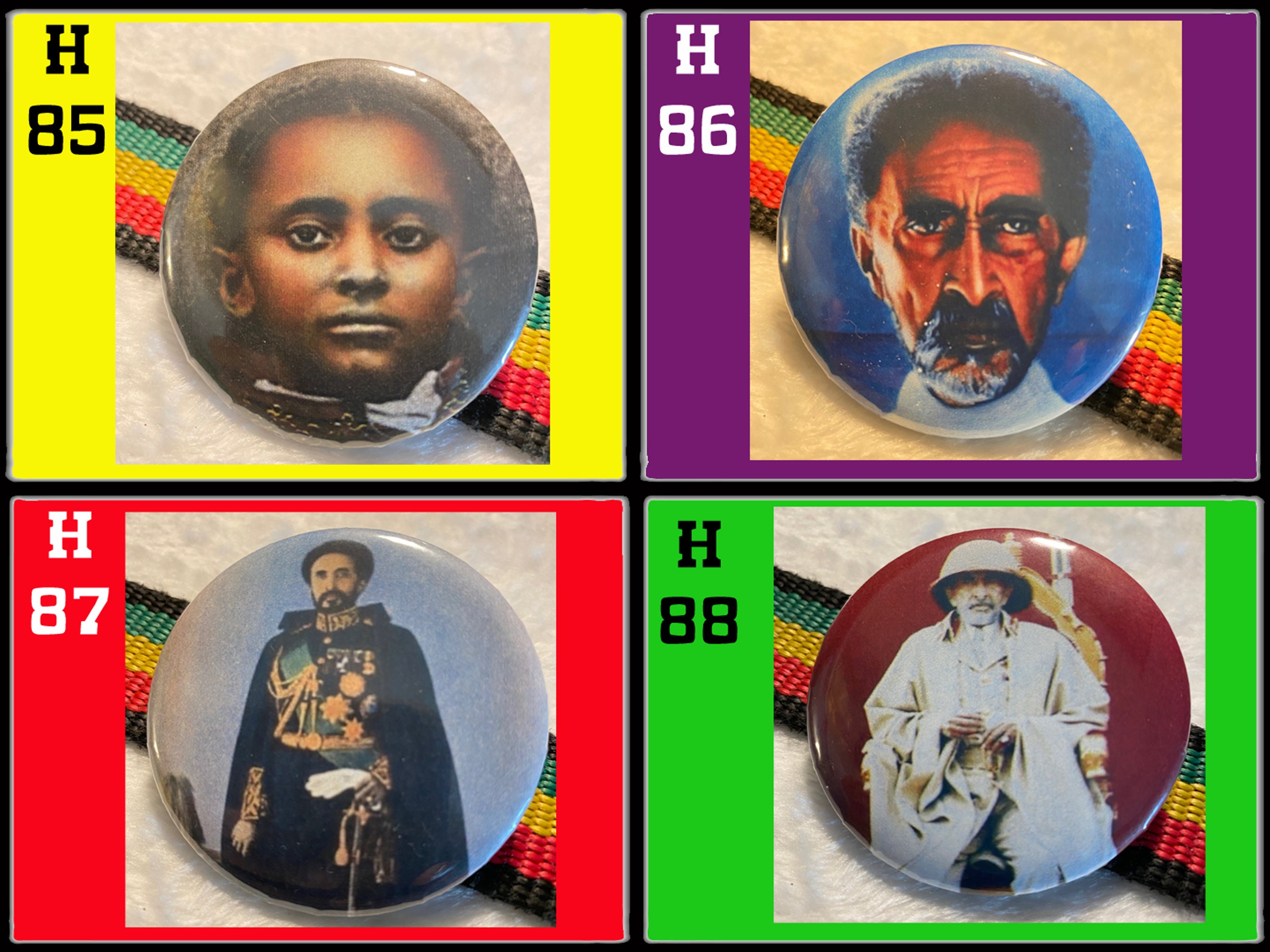 HIM Haile Selassie I Rastafari Pins Badges Buttons Page #6 - Etsy