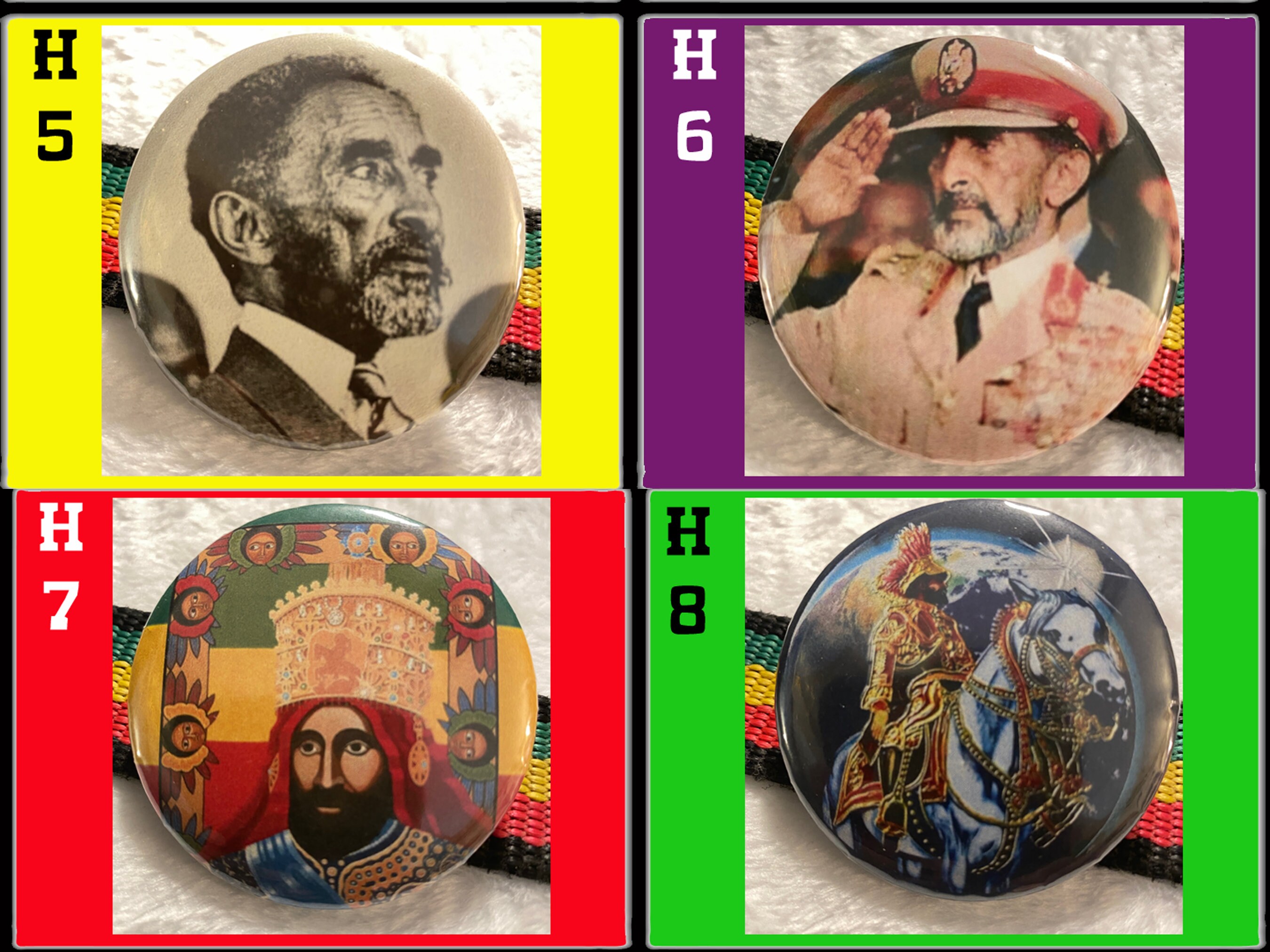 HIM Haile Selassie I Rastafari Pins Badges Buttons Page #1 - Etsy