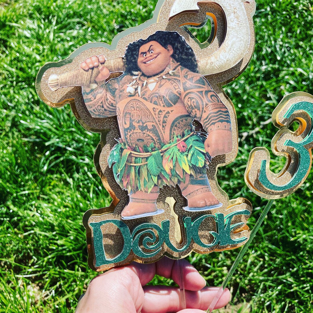 Maui, Moana Cake Topper - Etsy UK