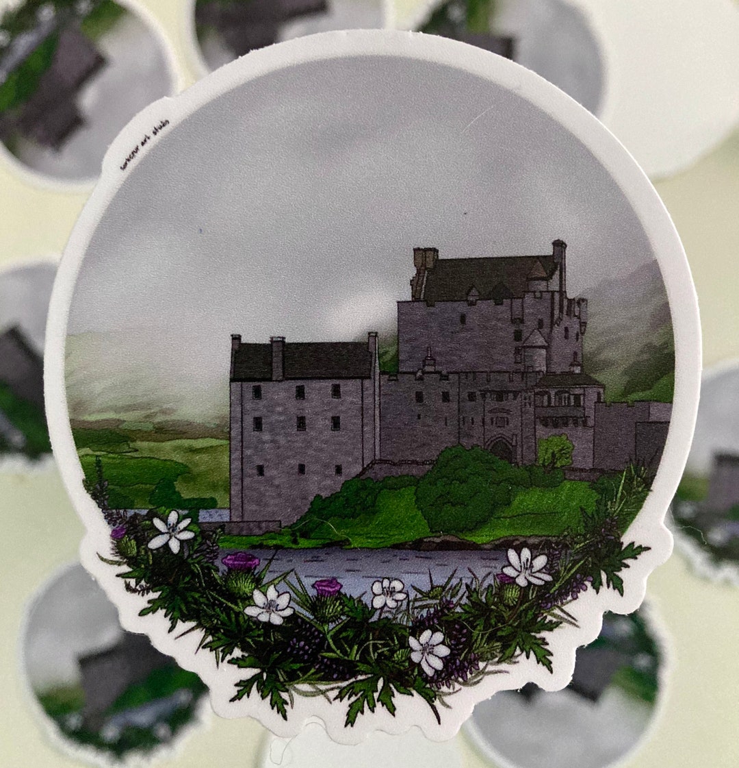 Misty Medieval Castle Sticker | Medieval Renaissance Fair Sticker | DND ...