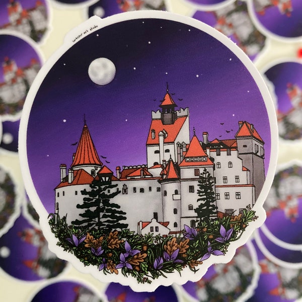 Gothic Castle Stickers - Etsy