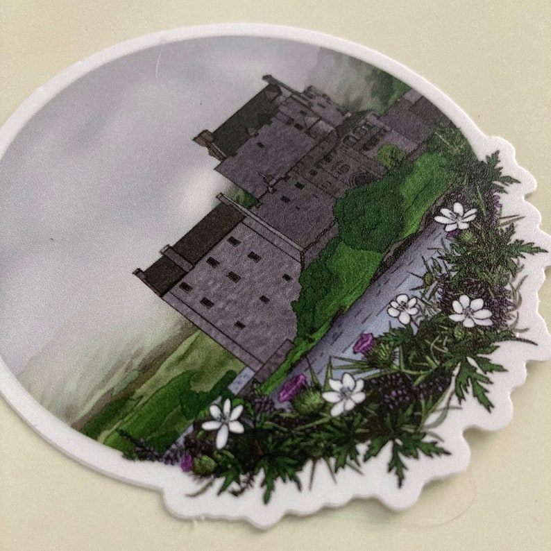 Misty Medieval Castle Sticker Medieval Renaissance Fair - Etsy