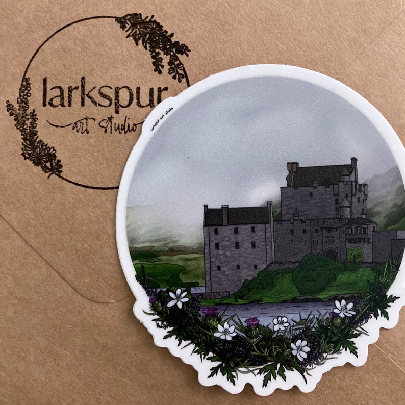 Misty Medieval Castle Sticker Medieval Renaissance Fair - Etsy
