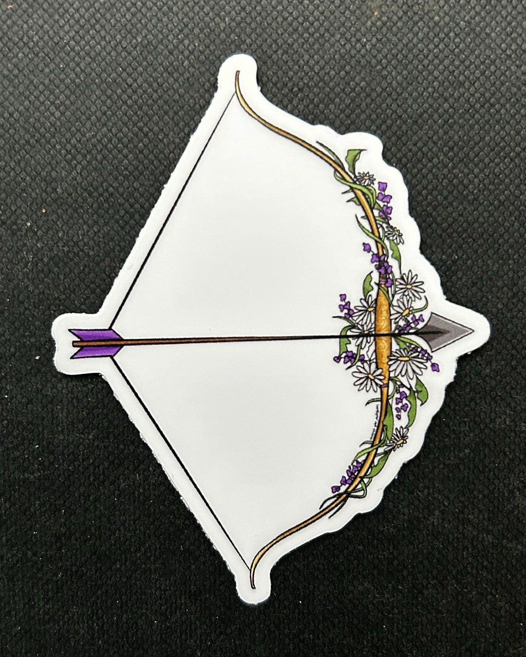 Floral Bow and Arrow Sticker Archery Sticker DND Sticker - Etsy