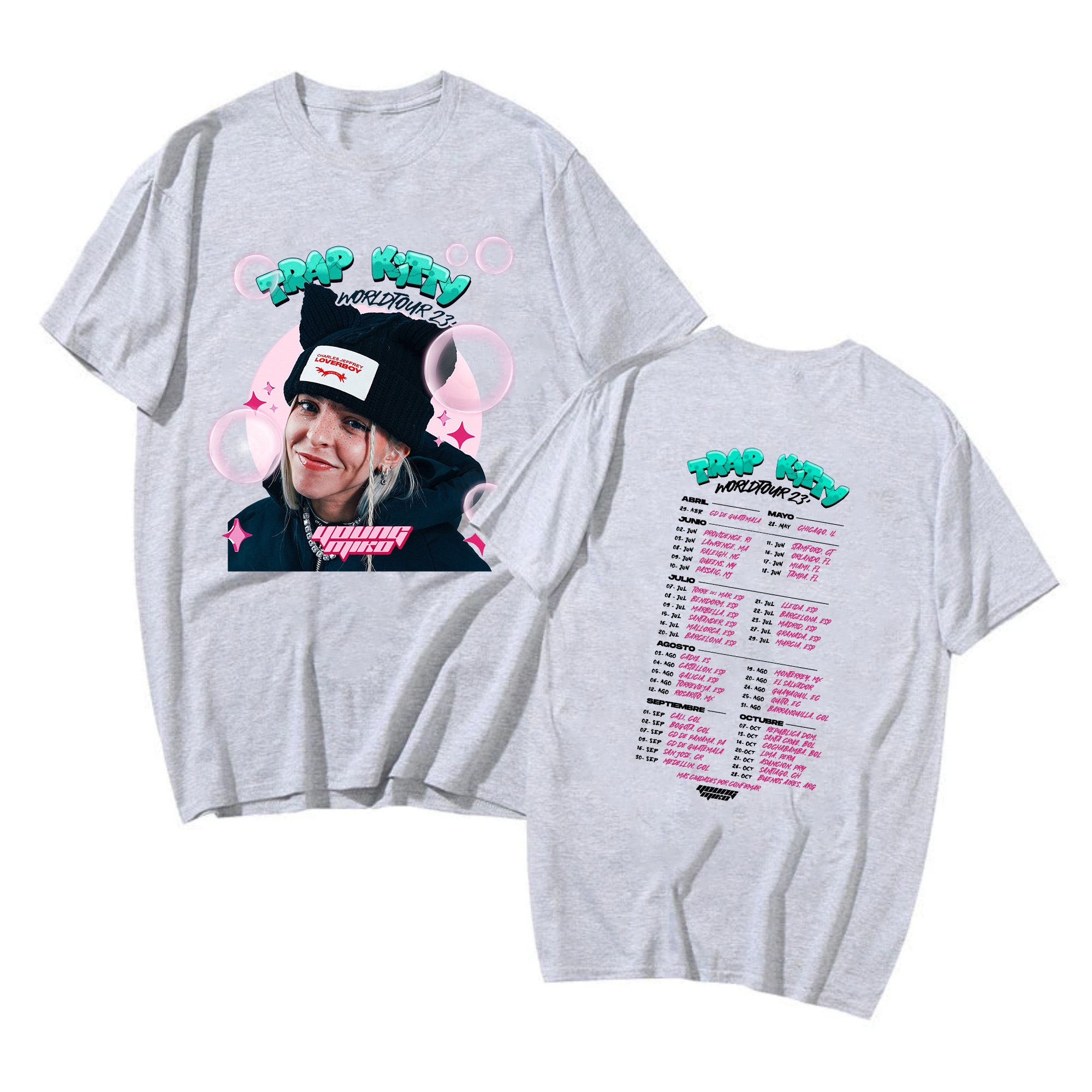 Trap Kitty World Tour For Fan Shirt, Young Miko Trap Kitty World Tour ...